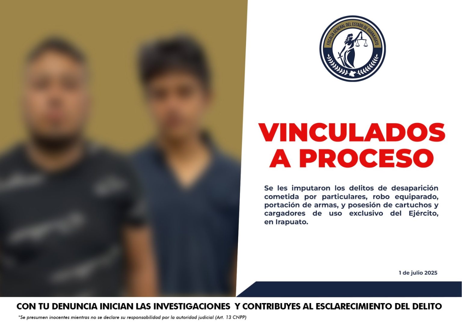 Detenidos en Irapuato son vinculados a proceso penal, tenían un arsenal y a una persona privada ...